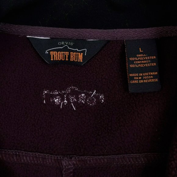Orvis | Jackets & Coats | Orvis Trout Bum Mens Large Purple Coat Jacket ...